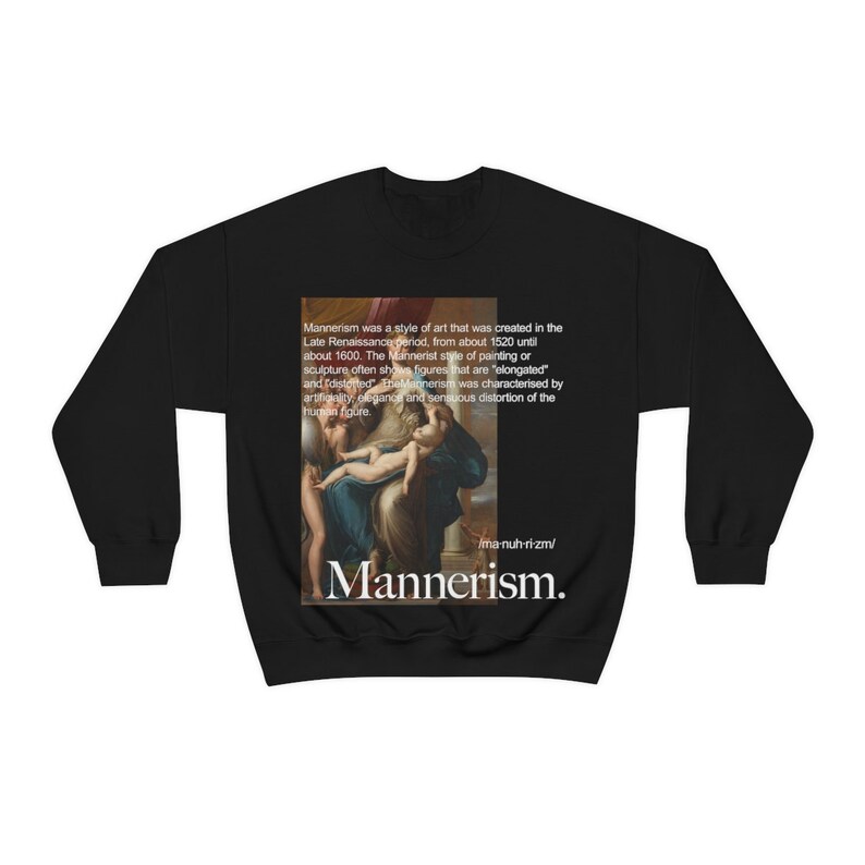 Mannerism Art Sweatshirt - Madonna With the Long Neck Mannerism Art ...