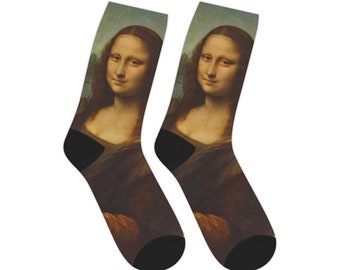 Mona Lisa Socks - Etsy