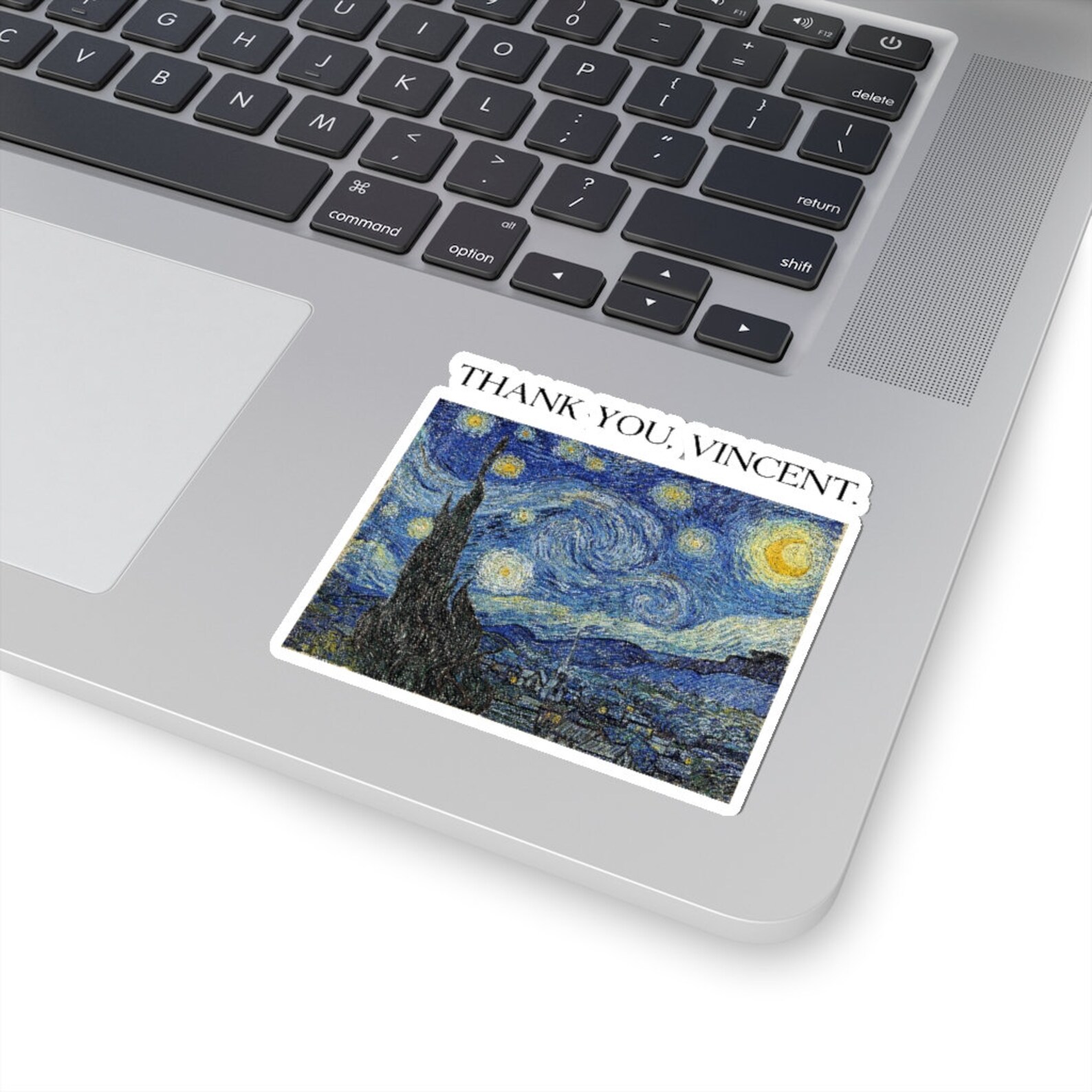 Starry Night Sticker Vincent Van Gogh Laptop Sticker | Etsy