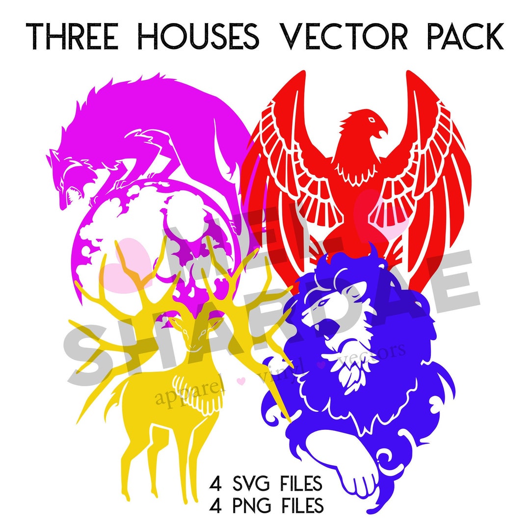 Fire Emblem Three Houses House Vector Pack - Etsy