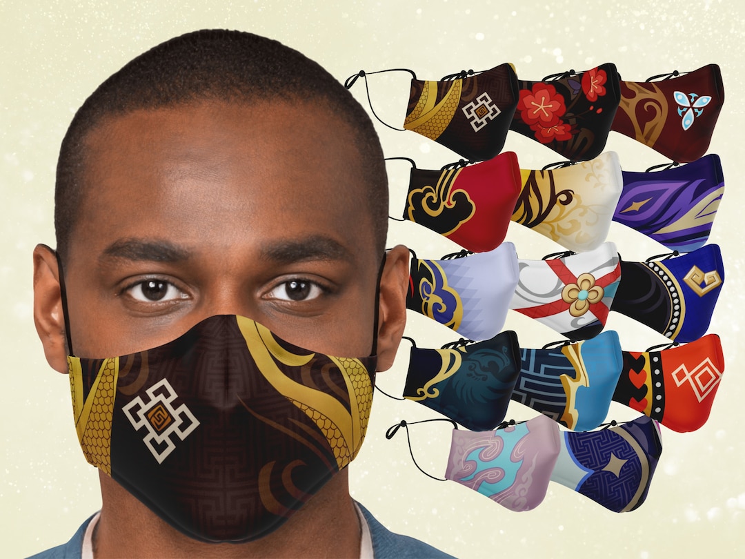 Genshin Impact Liyue Character Masks - Etsy