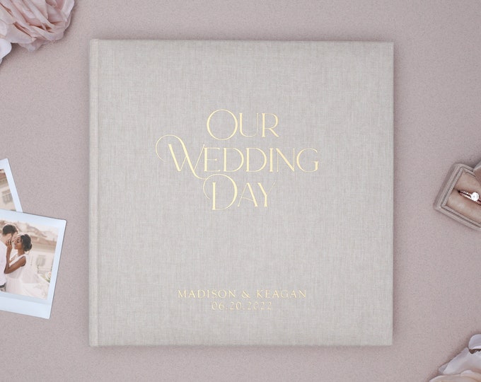 Personalized Wedding Photo Album, Gift for the Newlyweds, Wedding ...