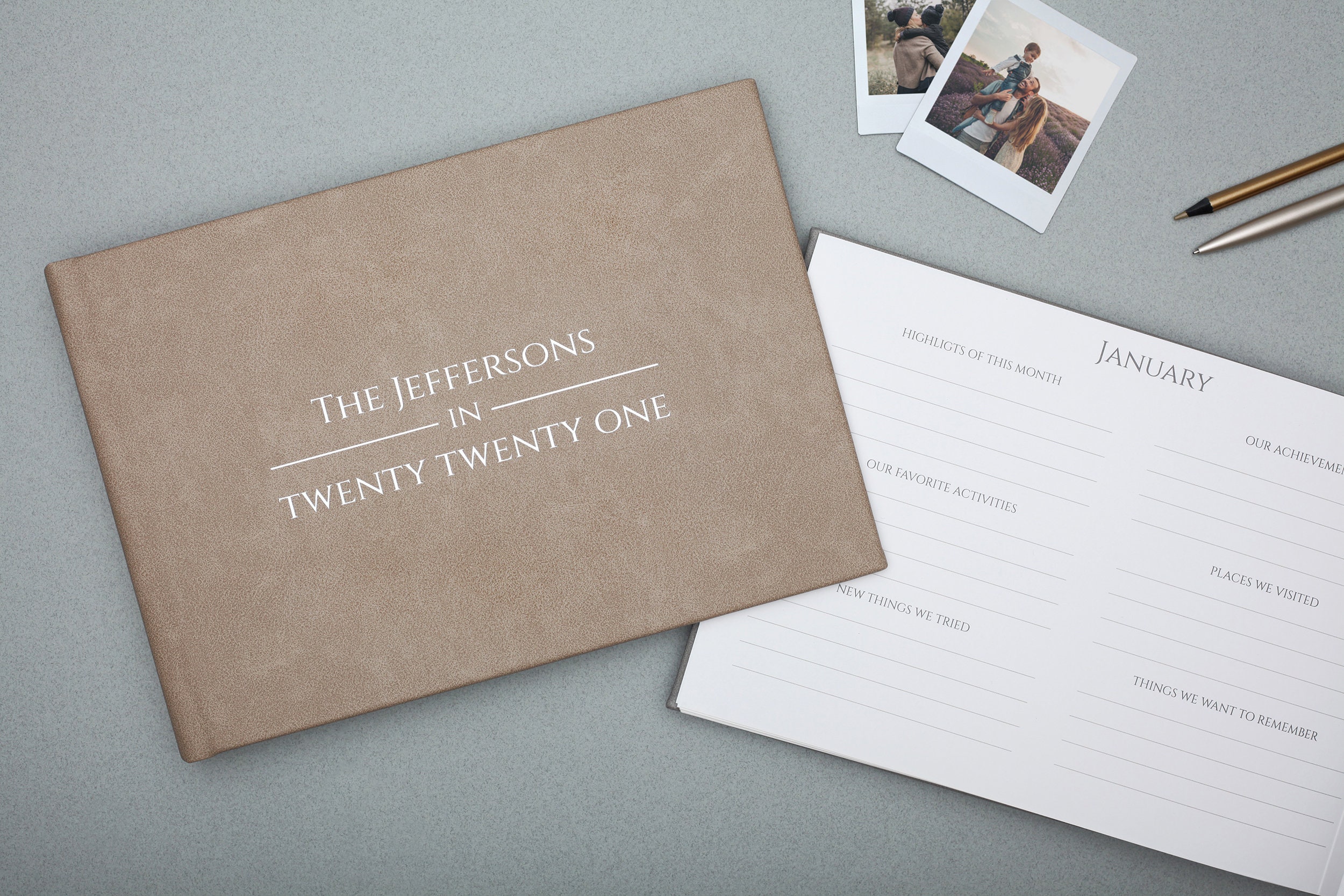 Personalized Family Journal for 2021 Gift for Couple and | Etsy