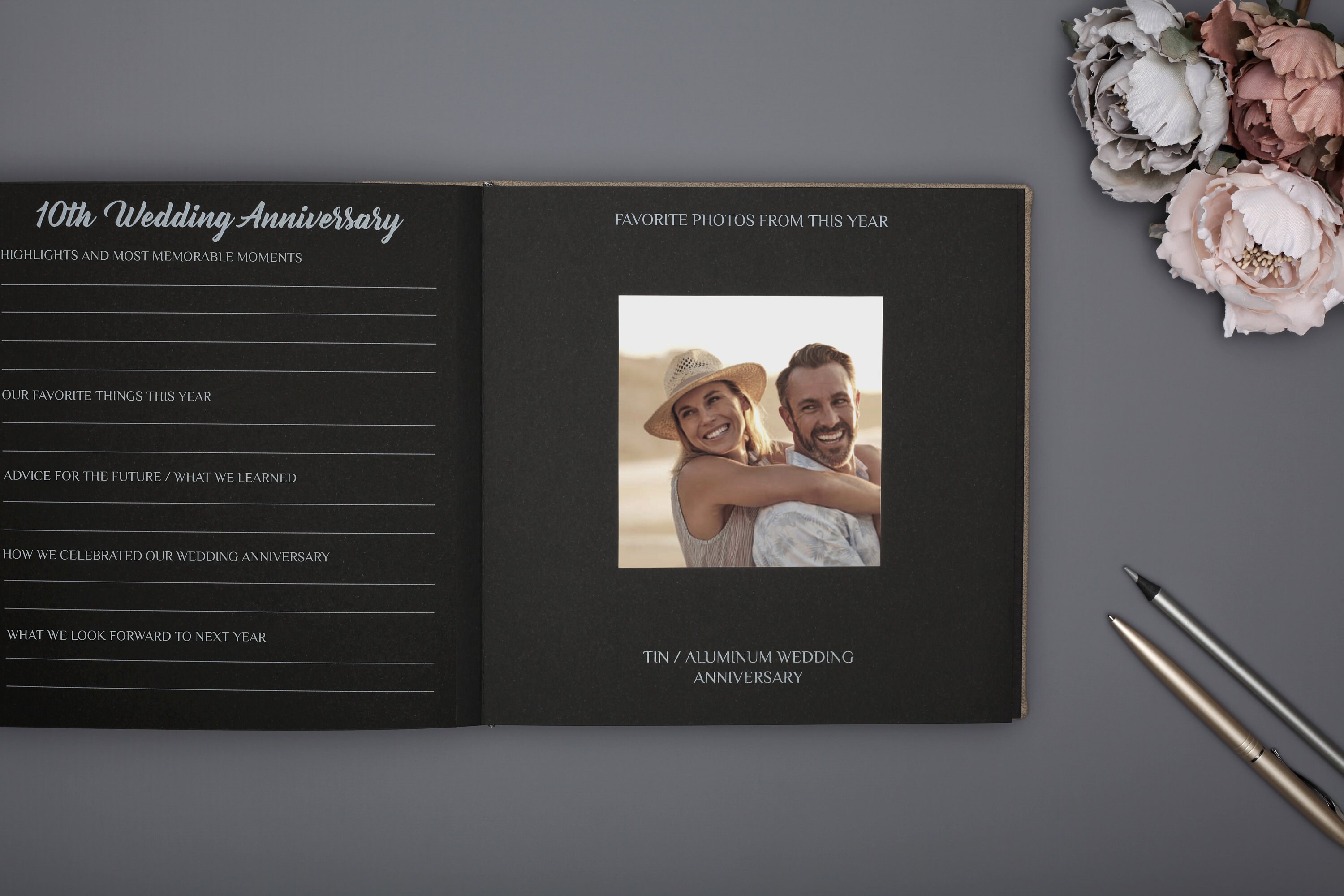 Personalized Wedding Anniversary Journal Anniversary | Etsy