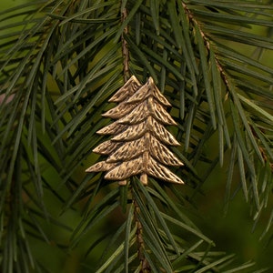 Tree Pin/tree Brooch/conifer Pin/pine Tree Pin/conifer Brooch/forest ...