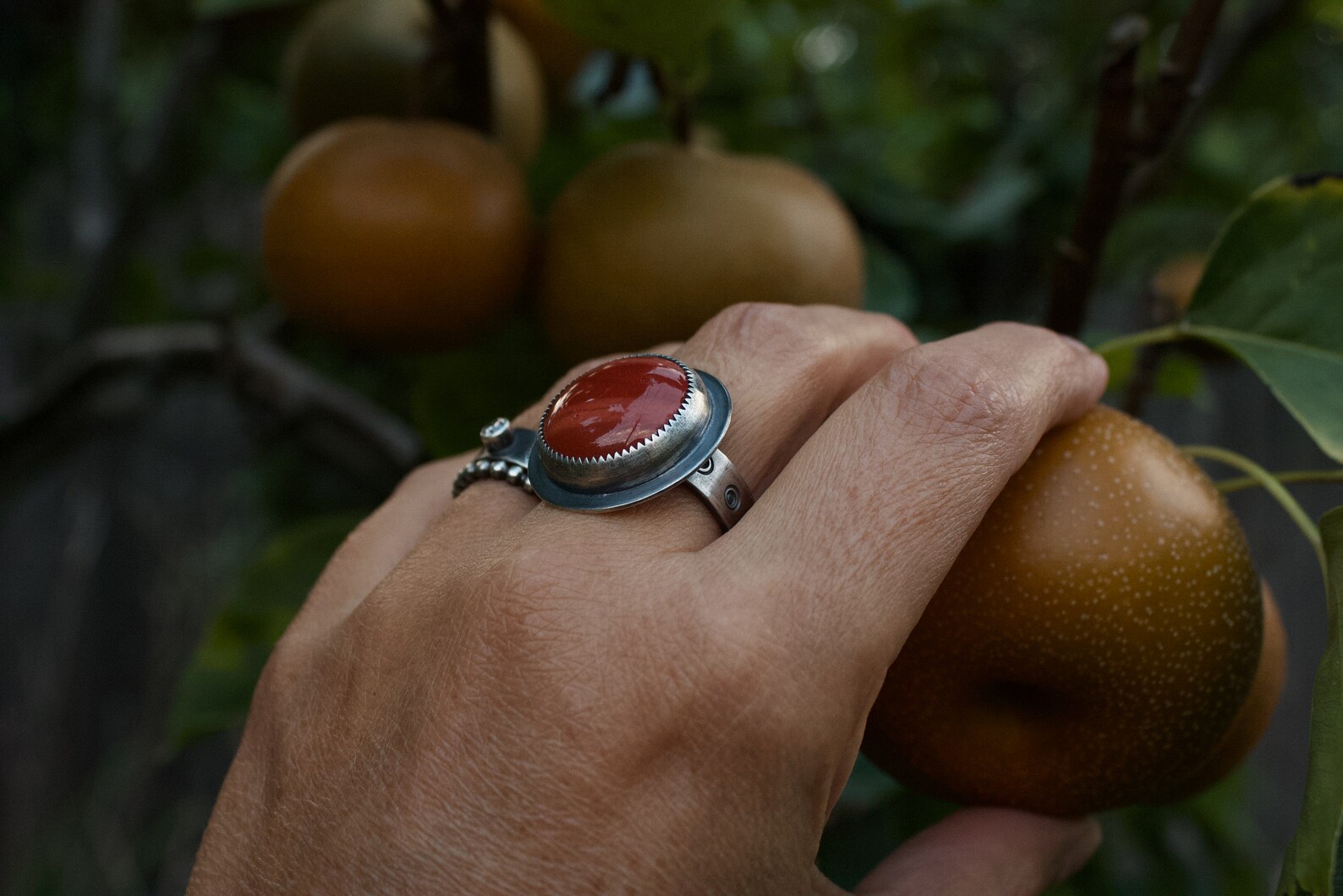 Red Jasper Ring/mookaite Ring/jasper Ring/red - Etsy