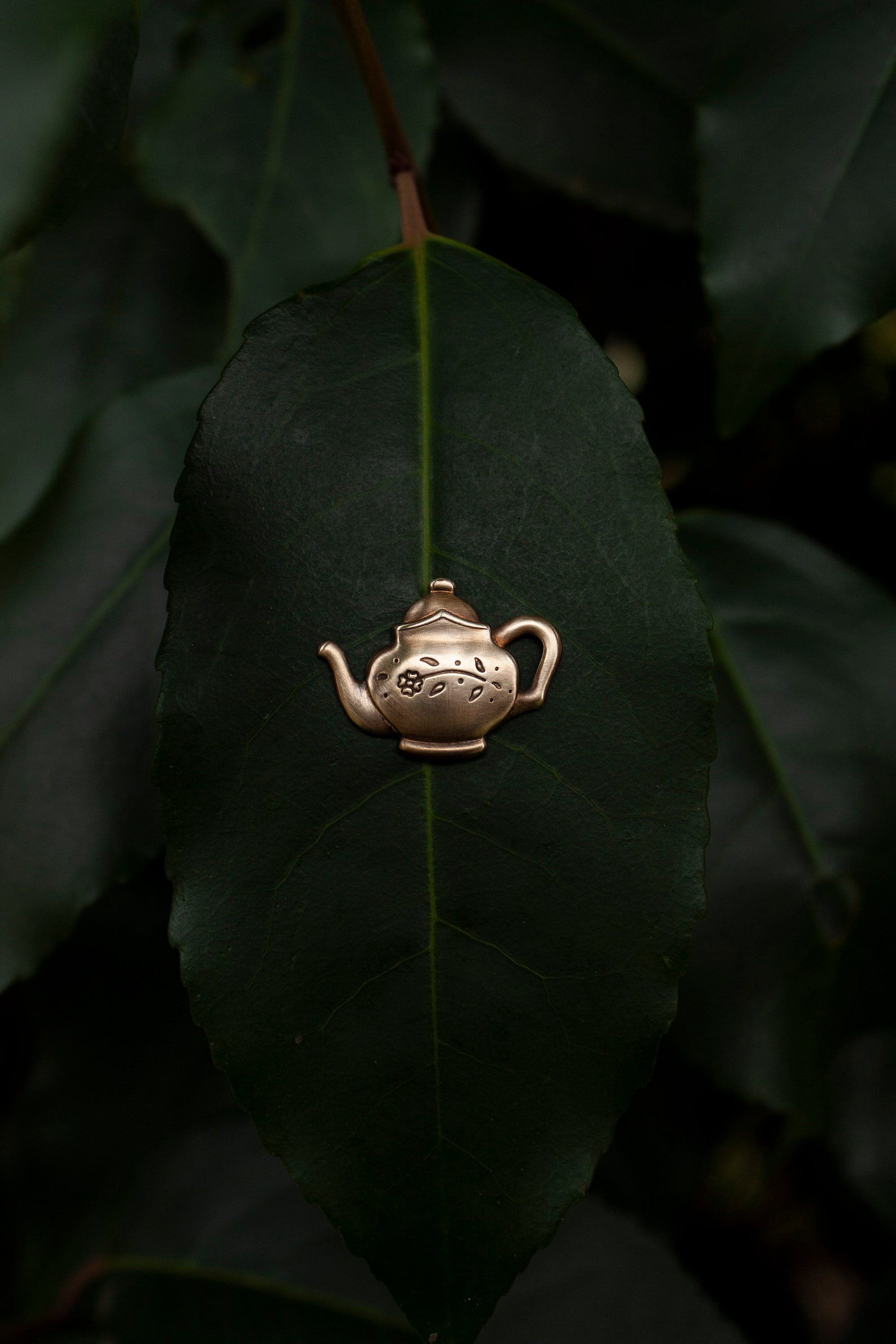 Tea Pot Pin/tea Pot Brooch/tea Time Pin/brass Pin/brass - Etsy