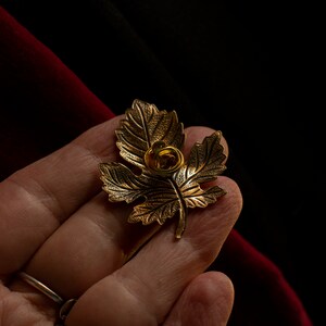 Leaf Pin/leaf Brooch/maple Leaf Pin/maple Leaf Brooch/botanical Pin ...