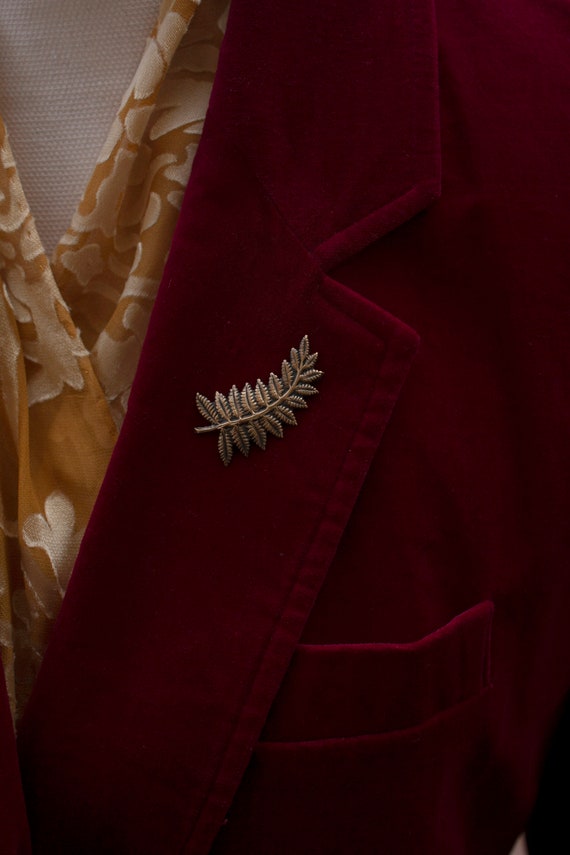 Fern Pin/Fern Brooch/Botanical Pin/Brass Pin/Brass | Etsy