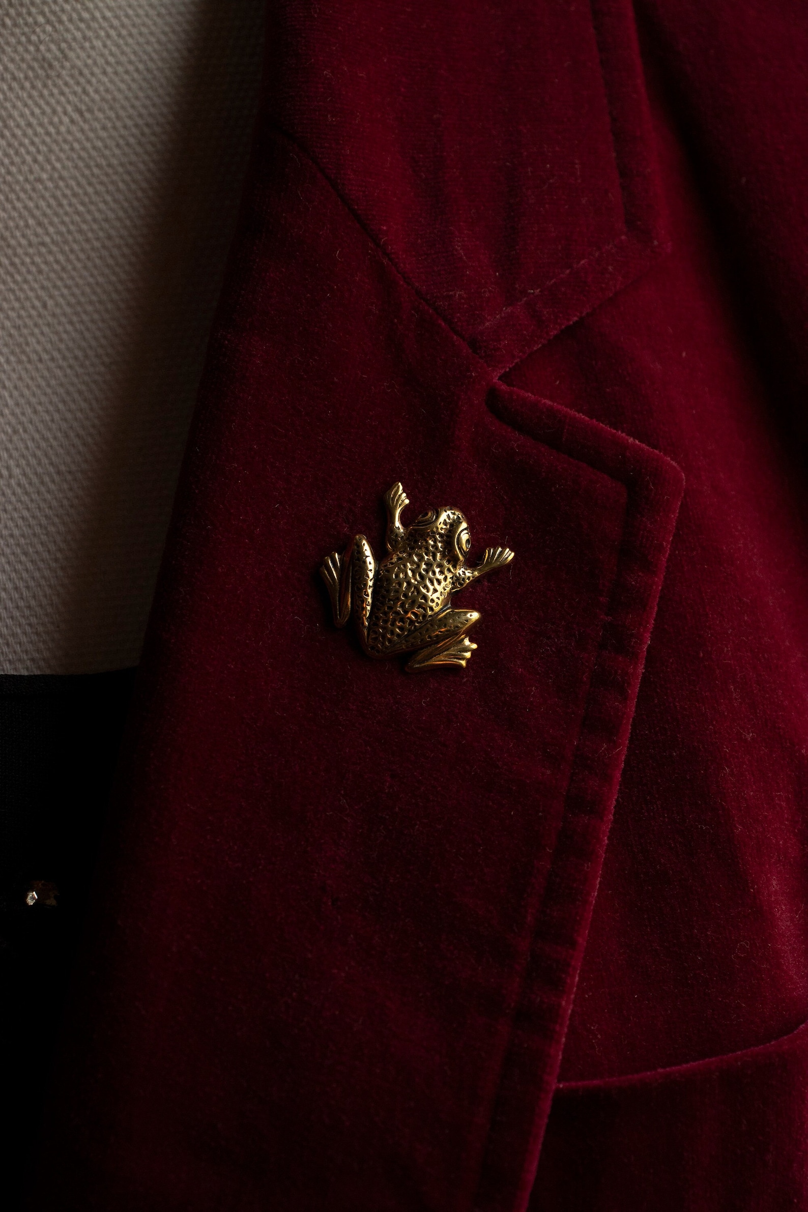 Frog Pin: Solid Brass Vintage Style Toad Brooch - Etsy