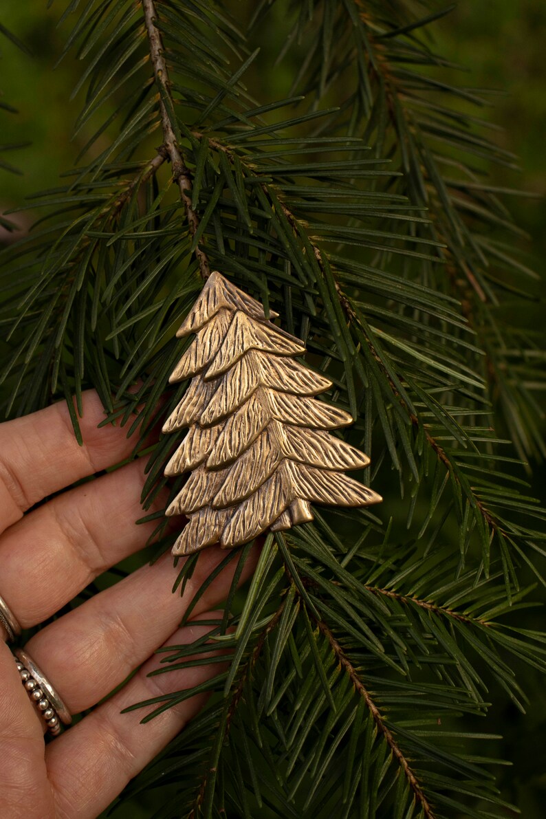 Tree Pin/tree Brooch/conifer Pin/pine Tree Pin/conifer - Etsy