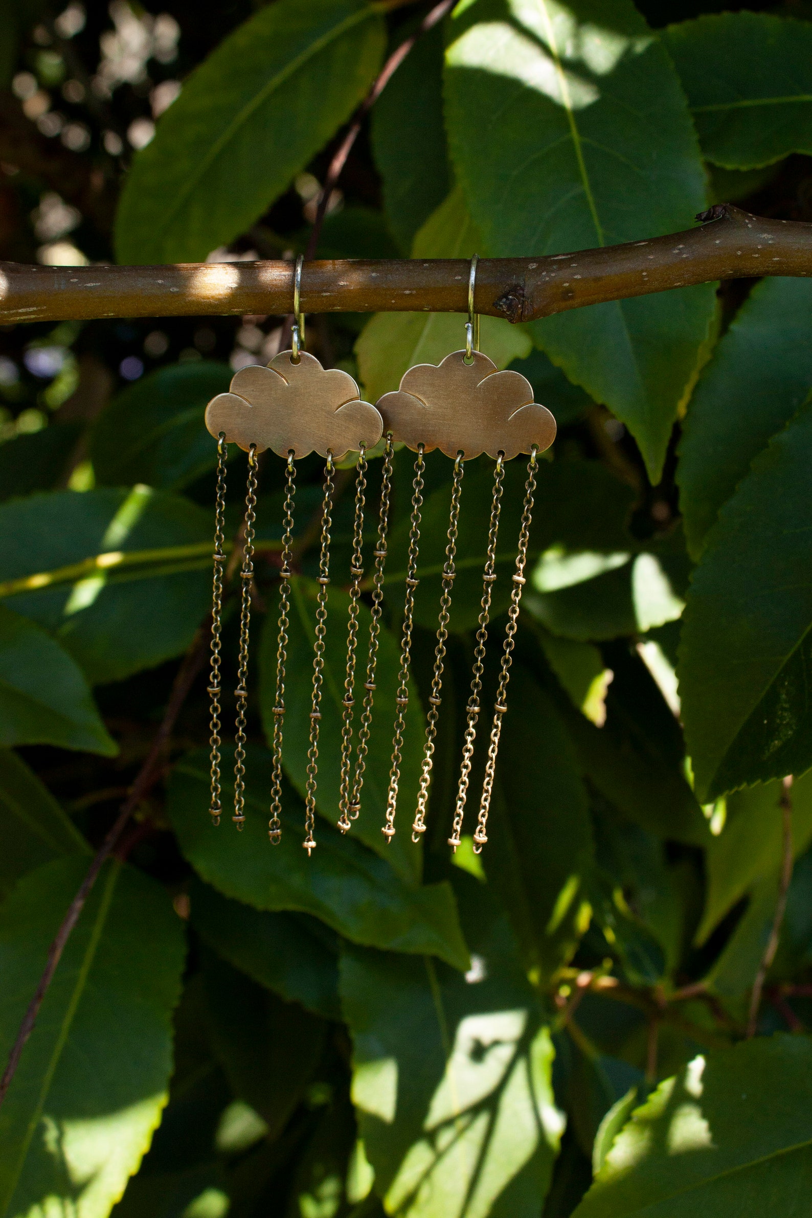 Rain Cloud Earrings/cloud Earrings/rain Earrings/rain - Etsy