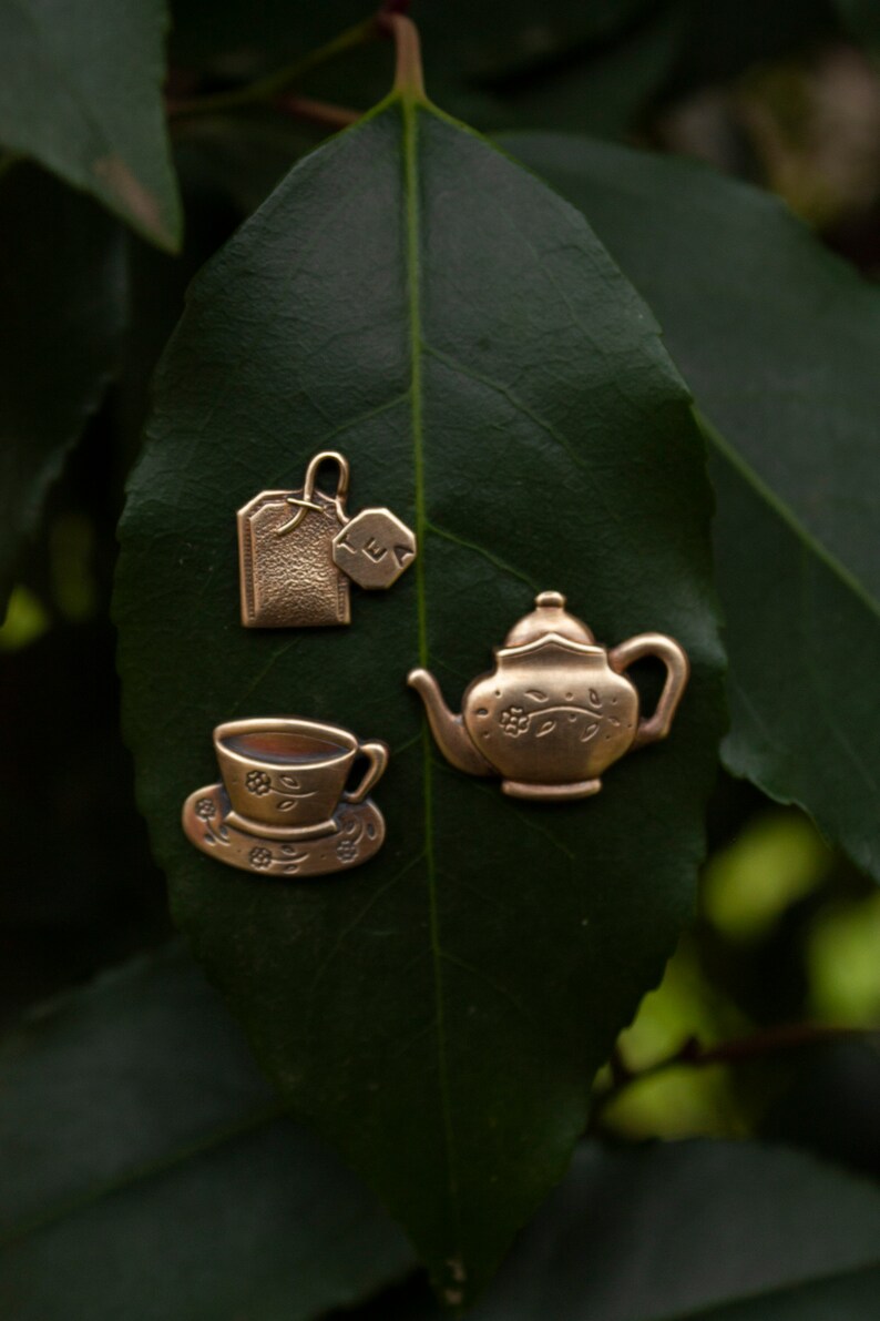 Tea Pot Pin/tea Pot Brooch/tea Time Pin/brass Pin/brass - Etsy