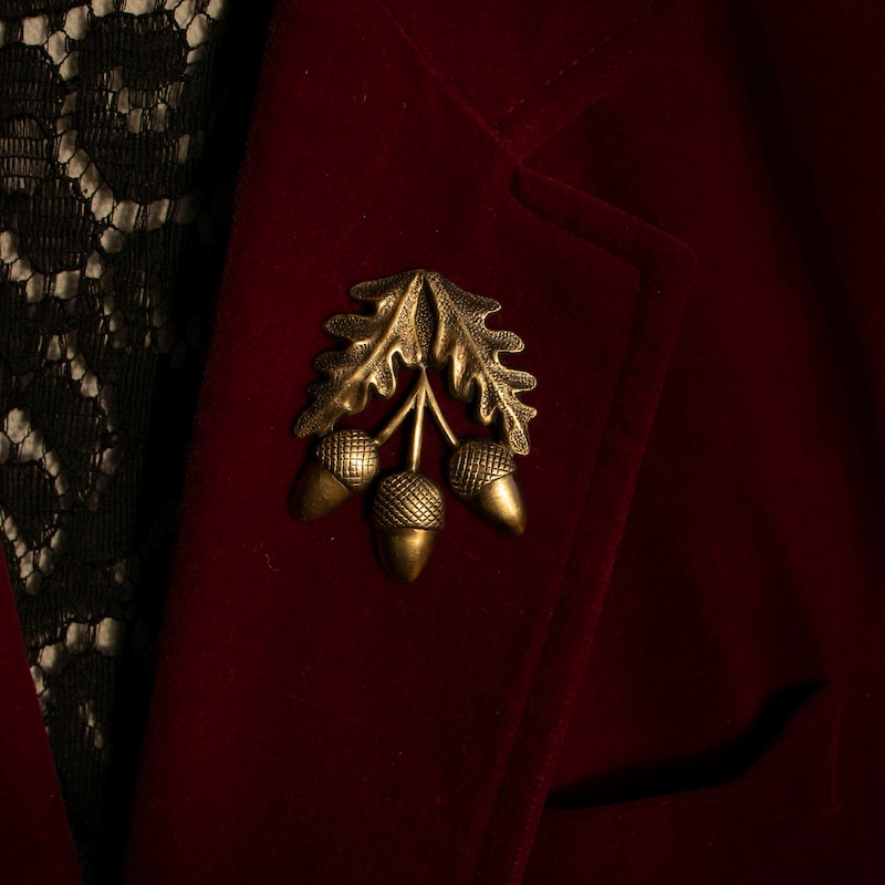 Brooches Acorn - Etsy