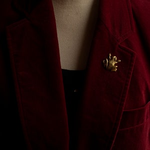 Frog Pin/frog Brooch/toad Pin/toad Brooch/witch Pin/amphibian Pin/brass ...