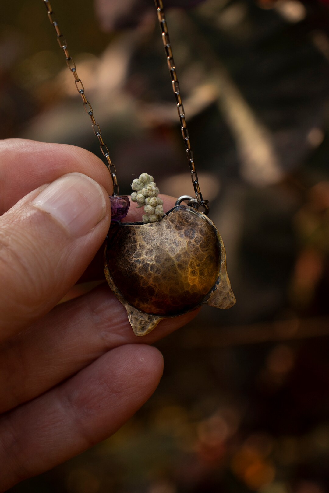 Brass Cauldron Necklace/cat Cauldron Necklace/cauldron Necklace ...
