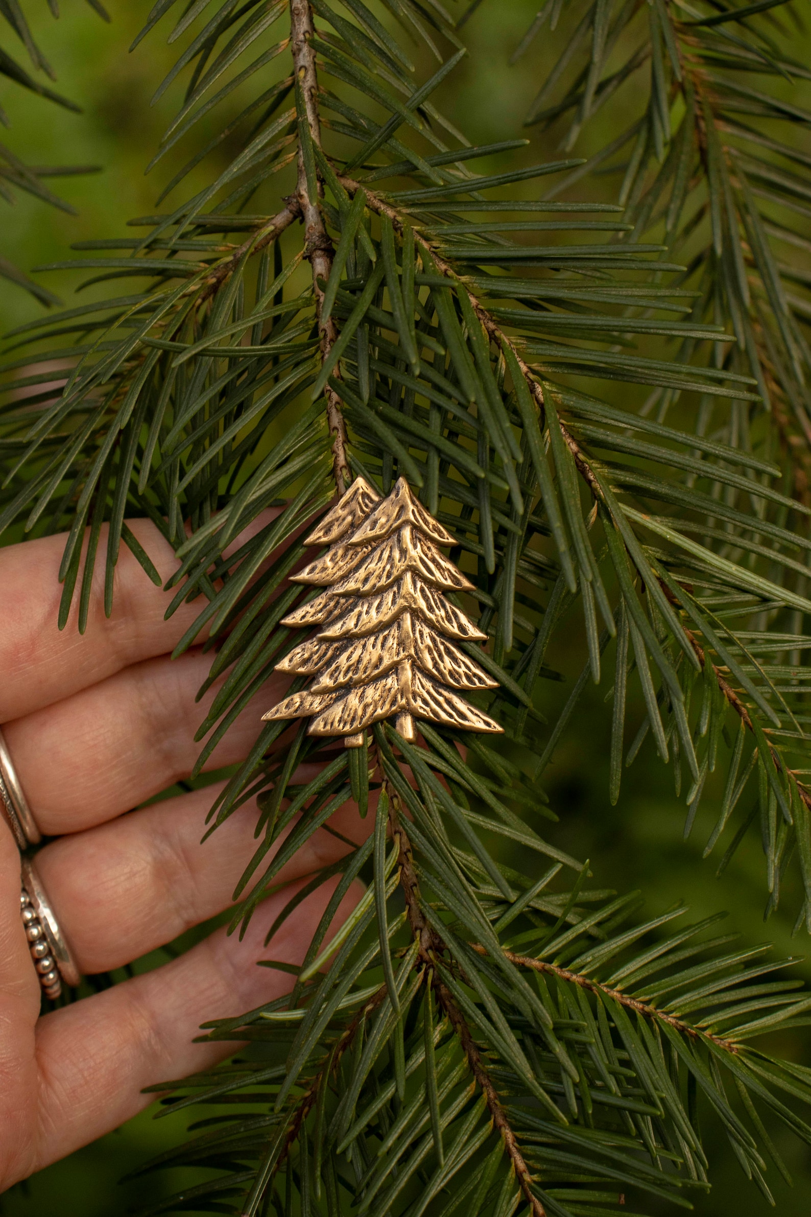 Tree Pin/tree Brooch/conifer Pin/pine Tree Pin/conifer - Etsy
