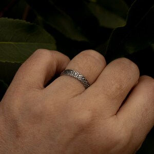 Snake Skin Band/reptile Ring/snake Skin Ring/reptile Band/stacking Ring ...