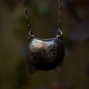 Sterling Cauldron Necklace/cat Cauldron Necklace/cauldron Necklace ...