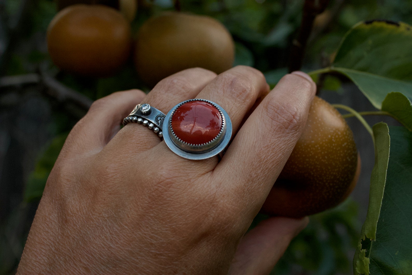 Red Jasper Ring/mookaite Ring/jasper Ring/red - Etsy