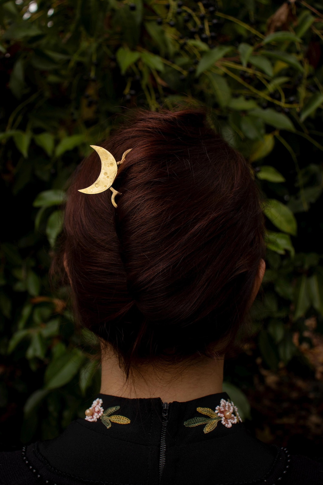 Crescent Moon Hair Comb/crescent Moon Hair Fork/crescent Moon Hair Pin ...