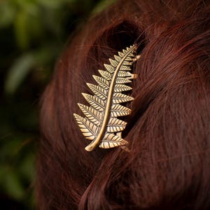 Fern Hair Comb/fern Hair Fork/fern Hair Pin/goddess Hair Pin/goddess ...
