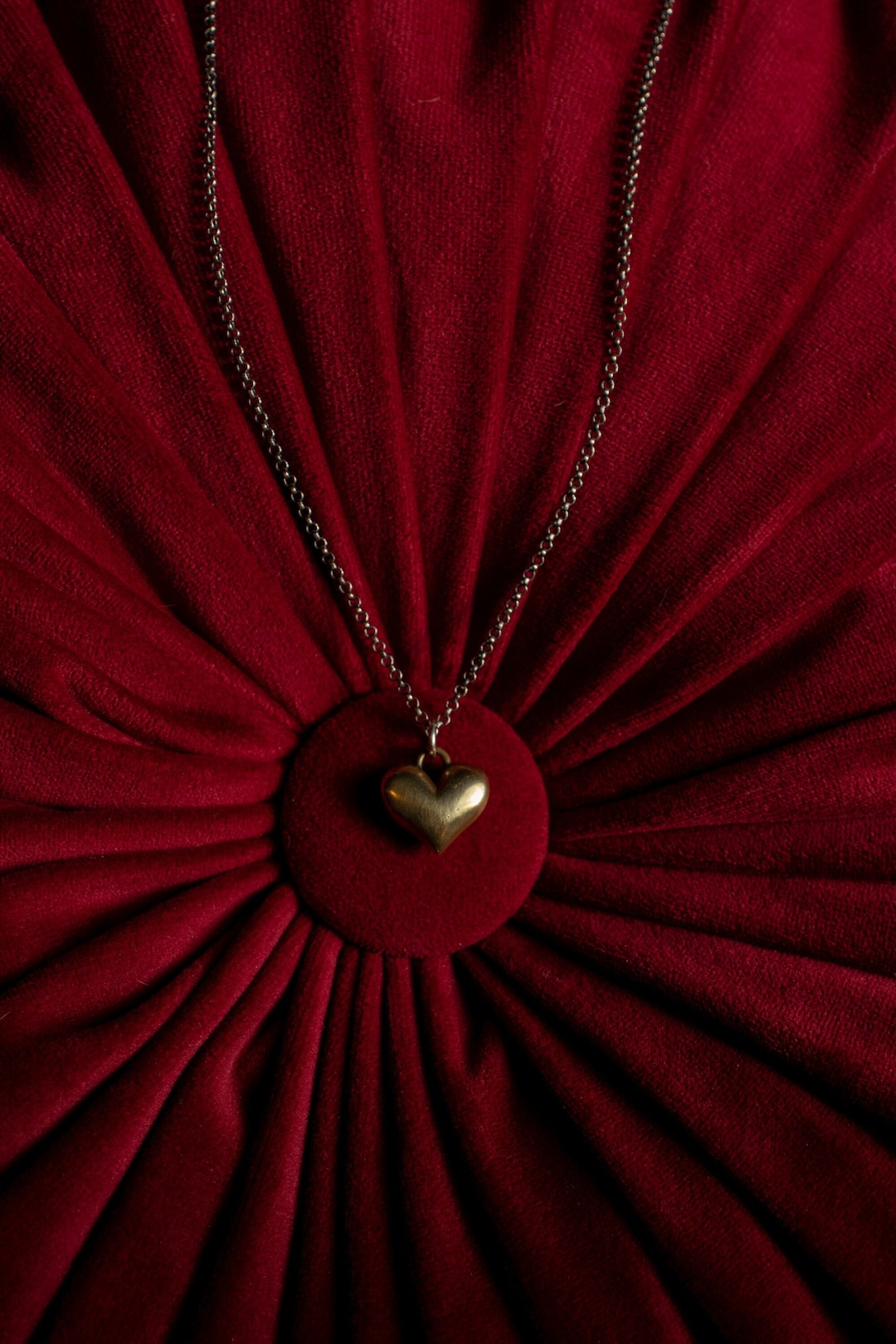 Heart Necklace/heart Pendant/heart Pendulum/pendulum Necklace/pendulum ...