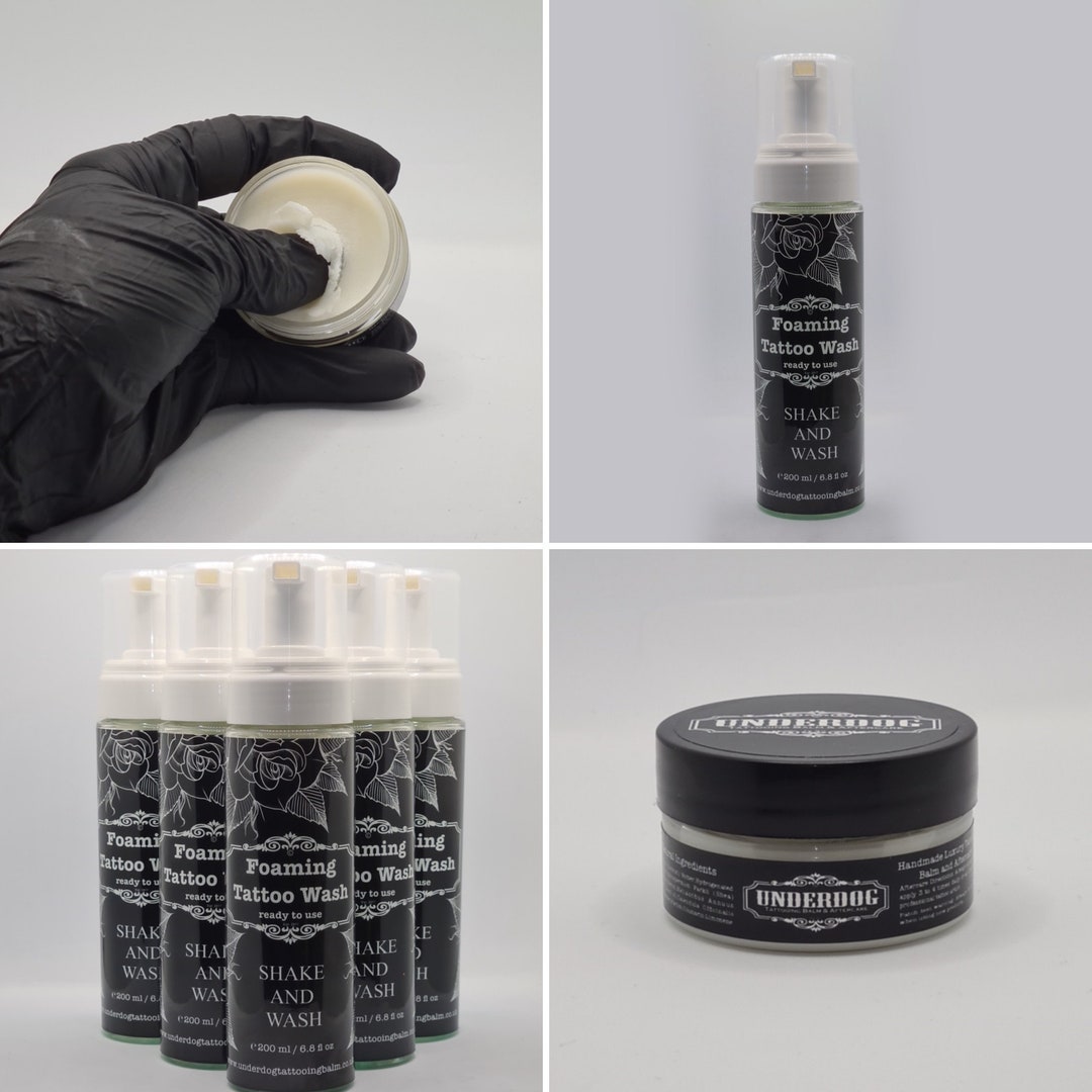 Deluxe Tattoo Aftercare Combo 1 X Foaming Tattoo Wash 1 X - Etsy