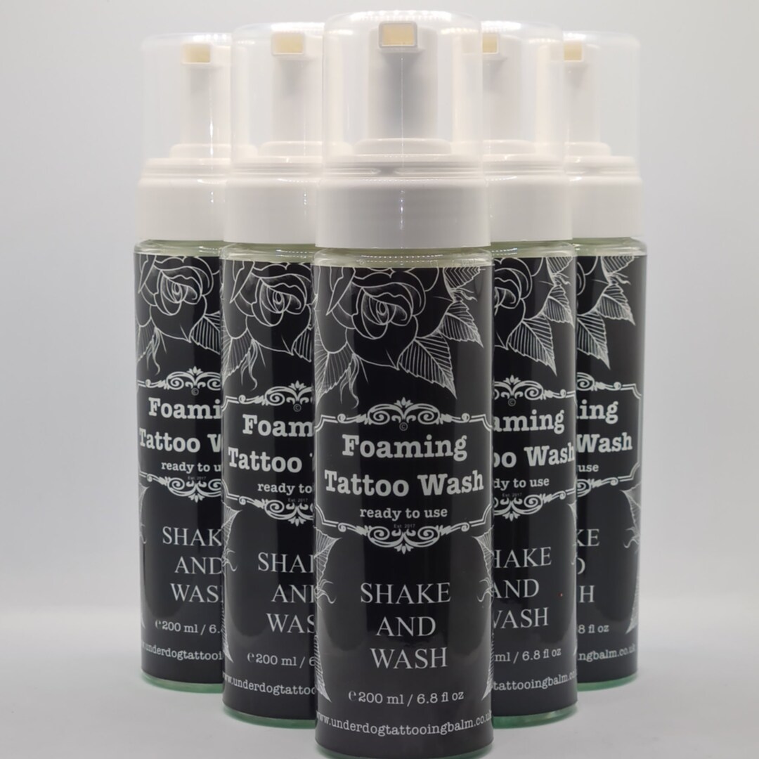 Multi Pack 4 X Foaming Tattoo Wash | Tattoo Care Products | Studio Pack ...