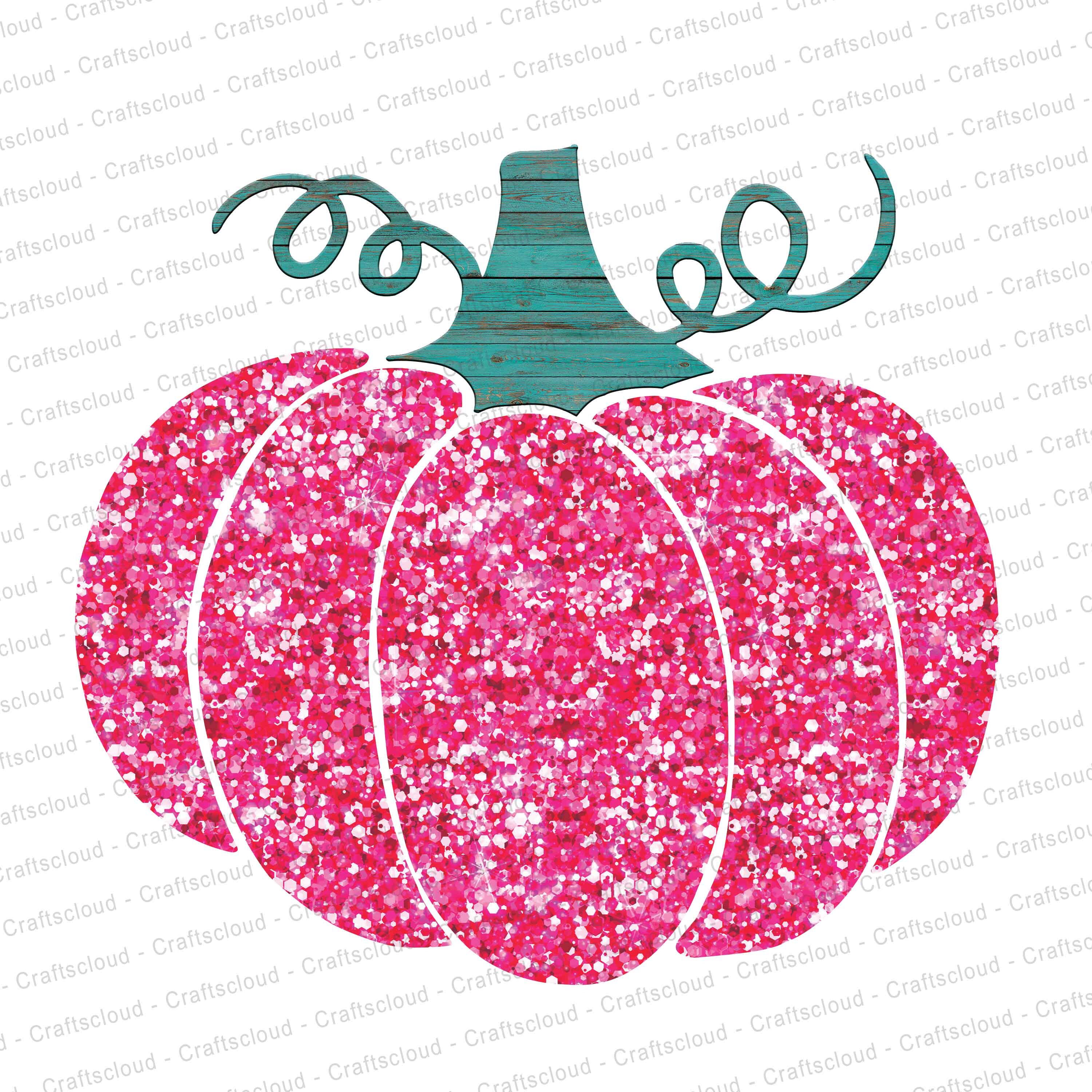 Pink Glitter Pumpkins