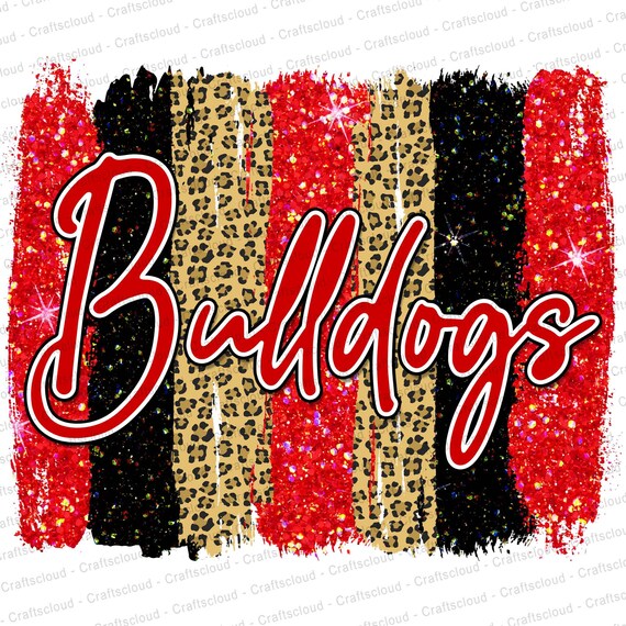 Georgia Bulldogs Plaid Leopard & Cheetah Sublimation Design | Etsy