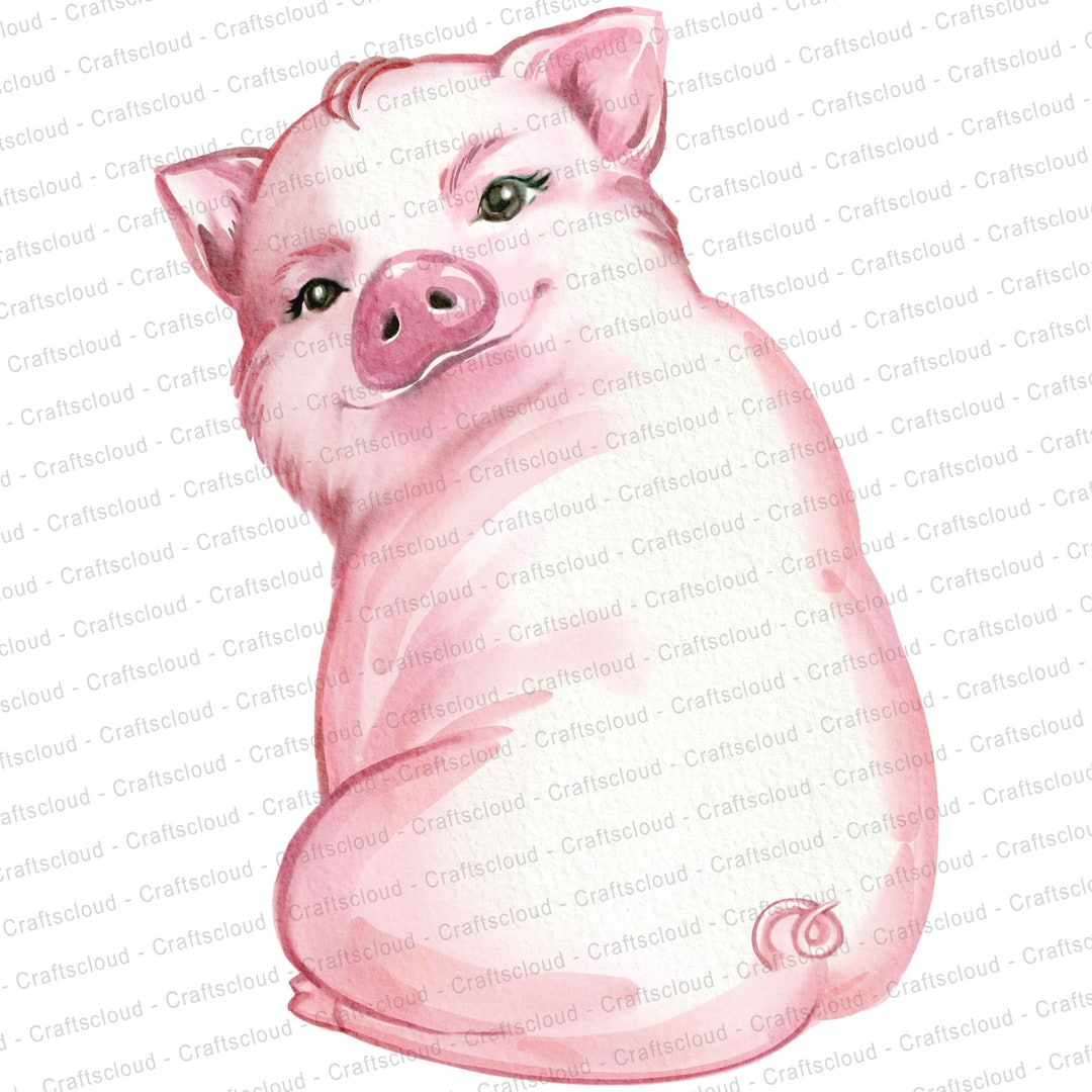 Pig Paint PNG, Sublimation Designs Download, Clipart, Printable File ...