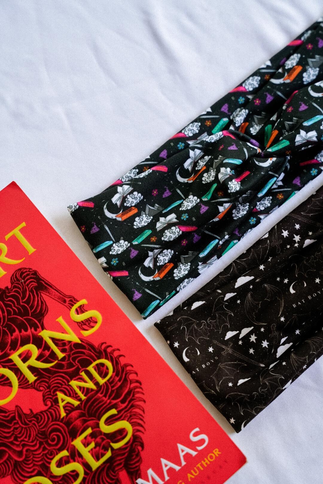 Bookish Twist Headband | Acotar Print Nurse Headband - Etsy