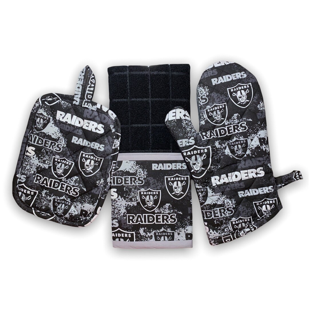 Las Vegas Raiders | 3 Piece | Personalized Handmade Kitchen Set | Pot ...