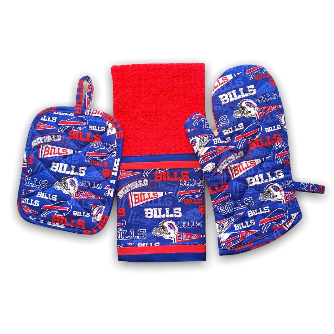Buffalo Bills | 3 Piece | Personalized Handmade Kitchen Set | Pot ...