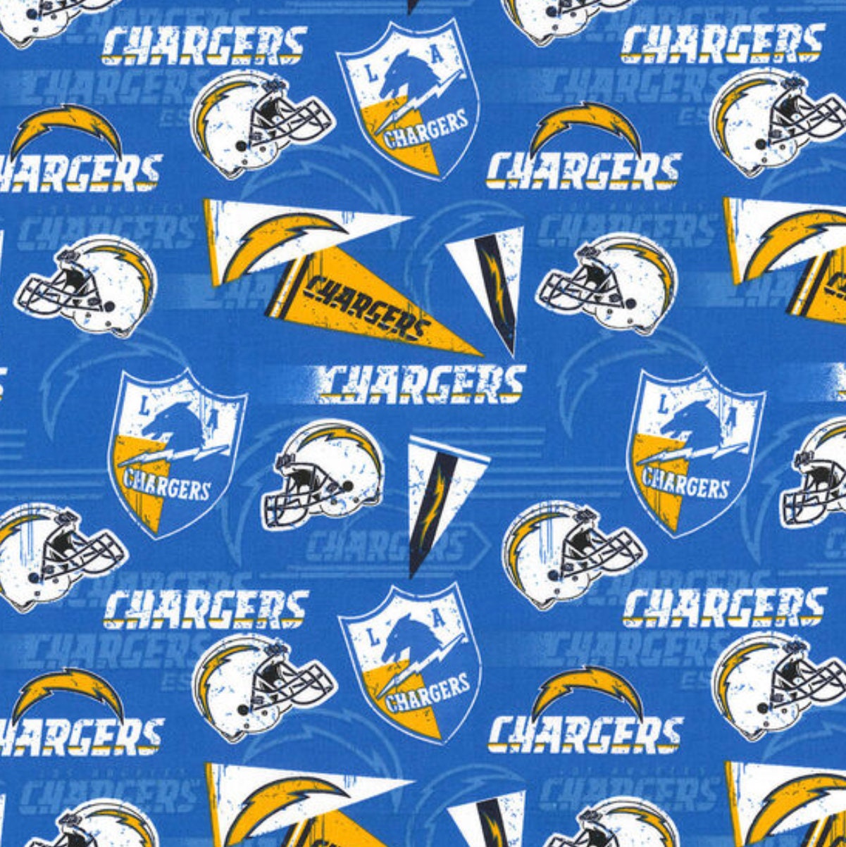 Los Angeles Chargers Pot Holder Set Tailgate Towel | Etsy