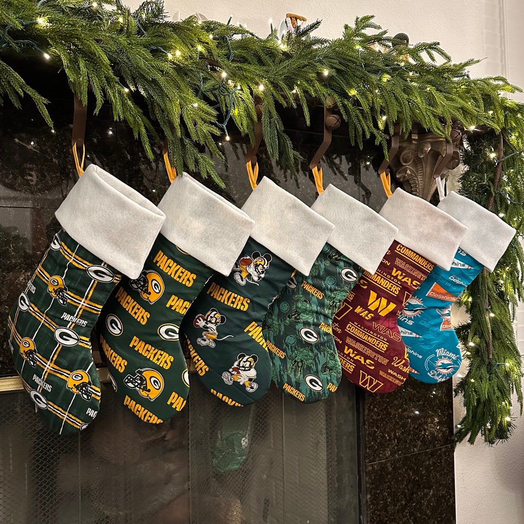 Personalized Green Bay Packers Christmas Stockings - Etsy