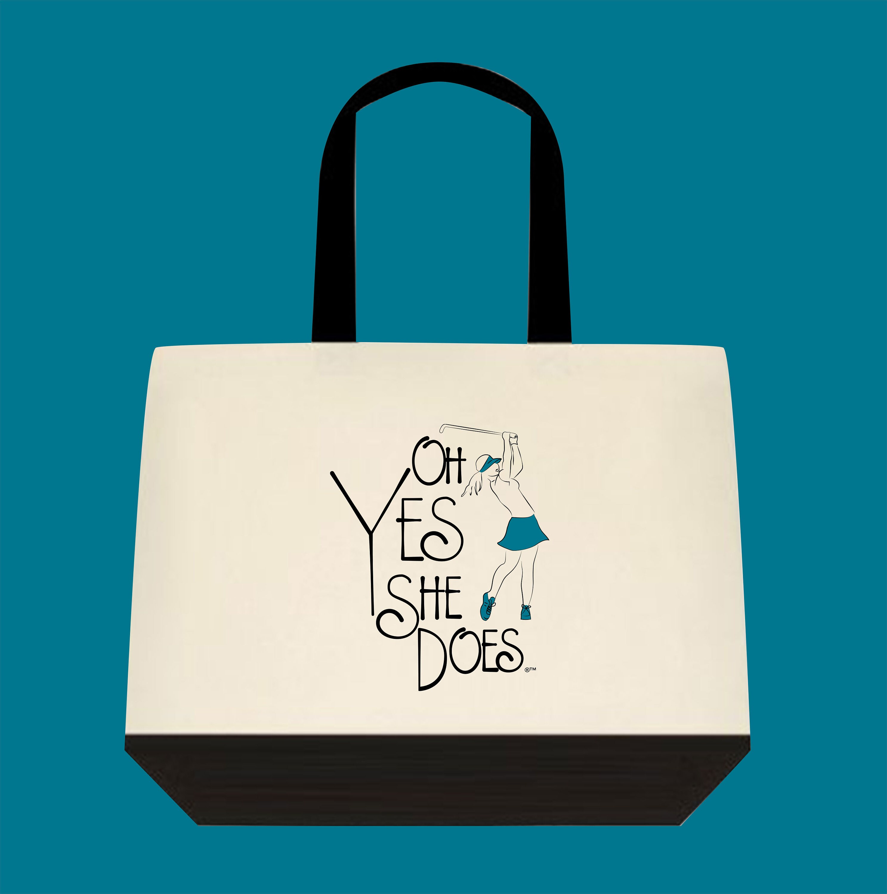 Golf Themed Tote Bag - Etsy