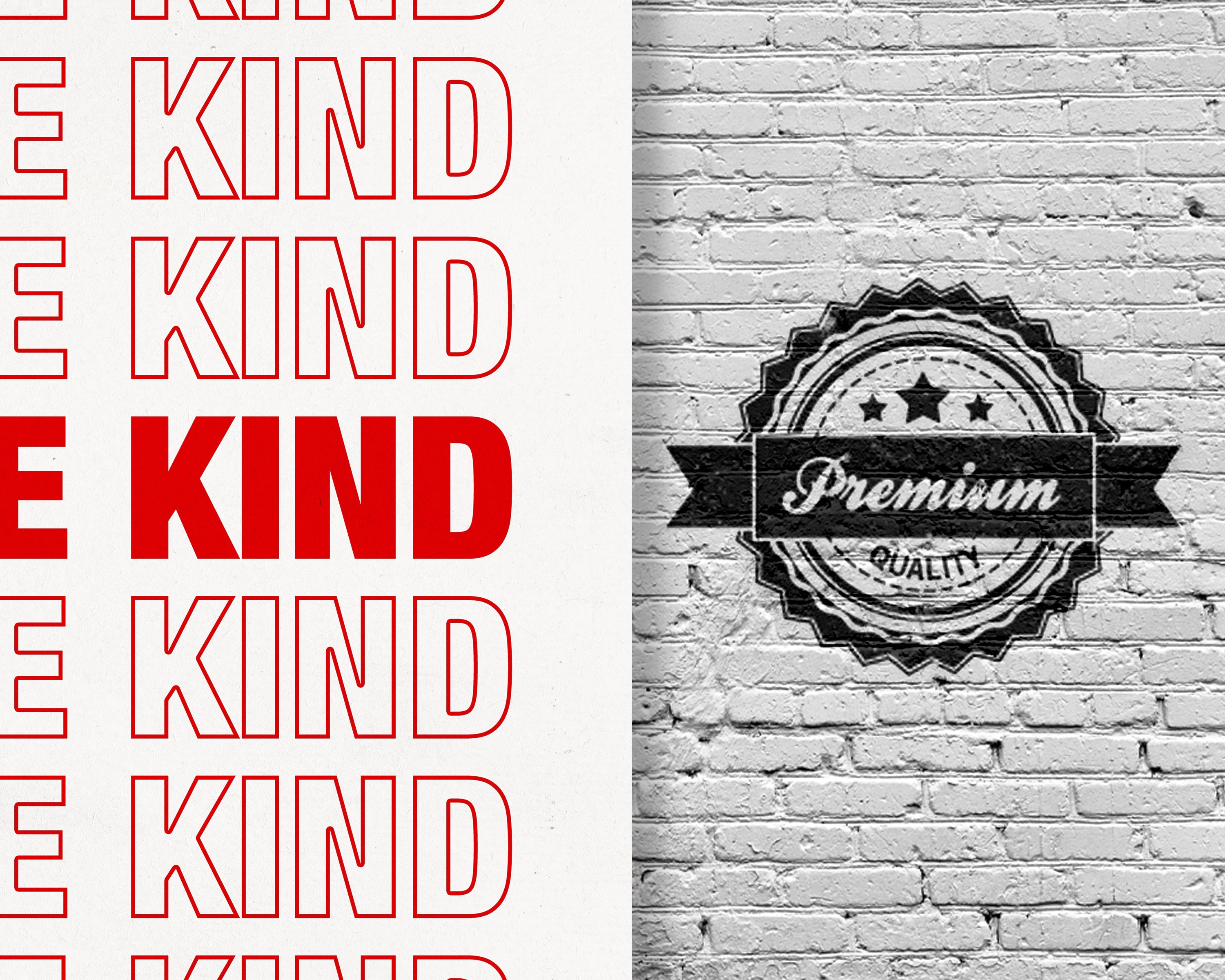 Be More Kind • Premium Art Print • Motivational Art • Typography ...