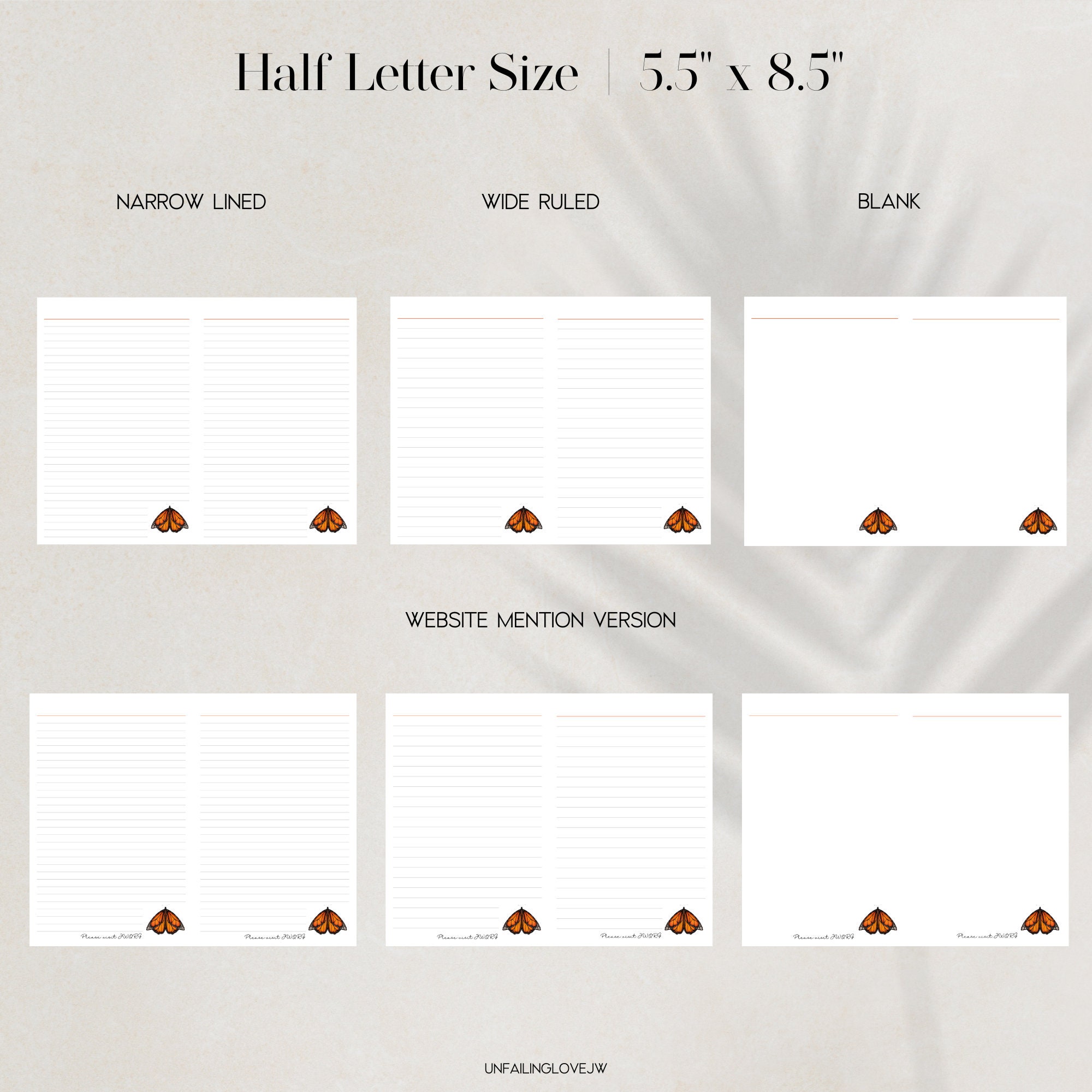 JW Letter Writing Stationary Printable Letter Writing Template JW Gifts ...