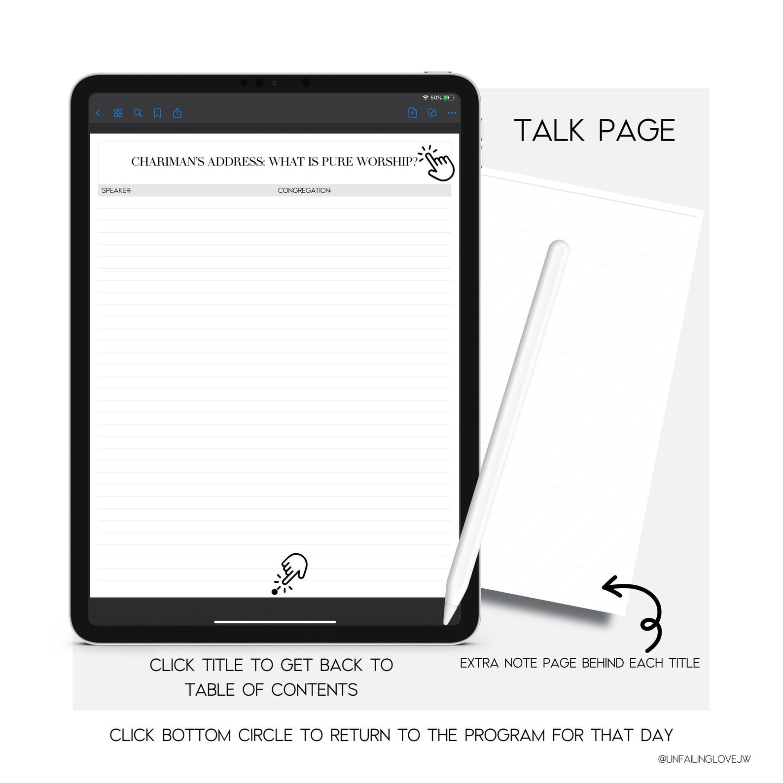 2025 JW Pure Worship Convention Notebook, Digital Notebook, Jehovah's ...