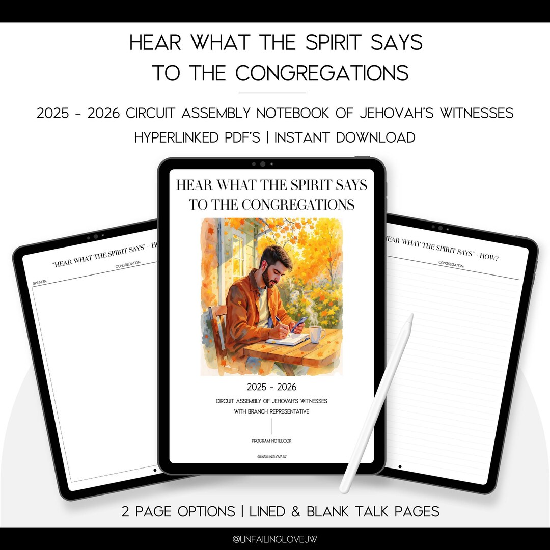 JW Hear What the Spirit Says to the Congregations 2025 - 2026 Circuit ...