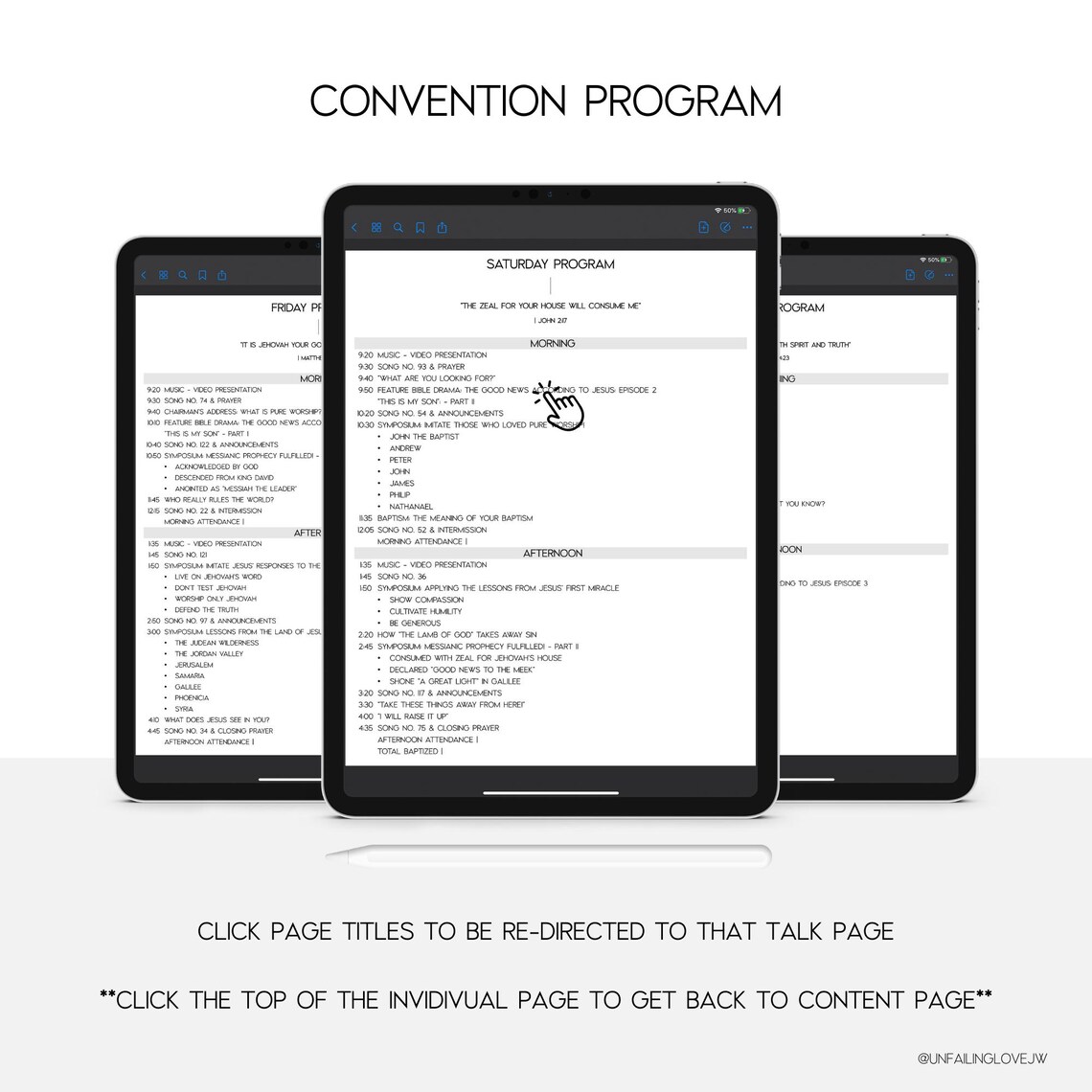 2025 JW Pure Worship Convention Notebook, Digital Notebook, Jehovah's ...