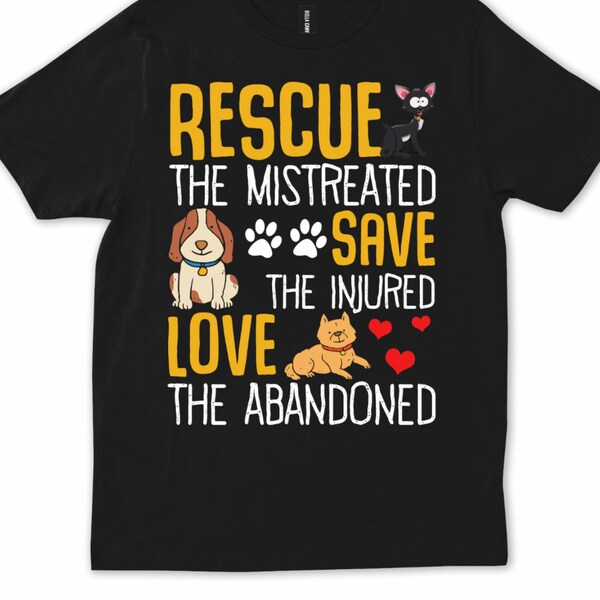 Rescue the Mistreated Save the Injured - Etsy