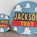 Custom Circle Signs Home Decor Circle Signs Toy Story Circle Name Sign ...