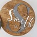 Name Sign Custom Est Last Name Sign Family Name Sign Shiplap Circle - Etsy