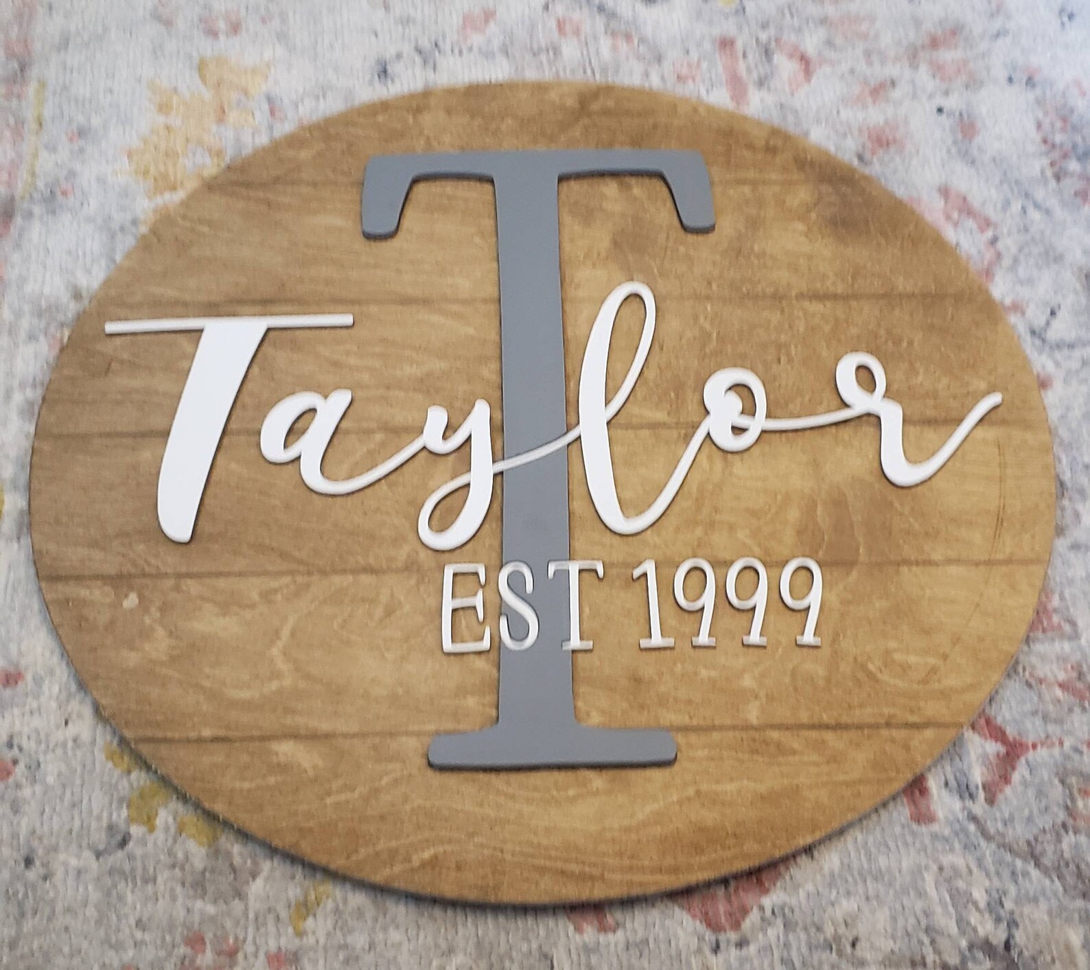 Name Sign Custom Est Last Name Sign Family Name Sign - Etsy