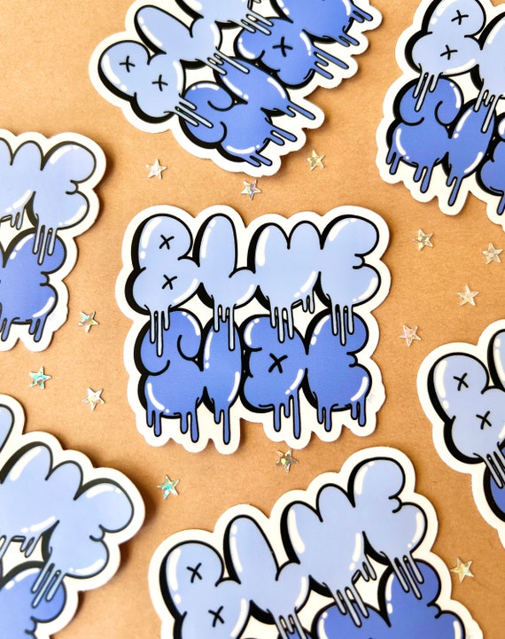 BTS J-hope Blue Side Vinyl Sticker | Etsy