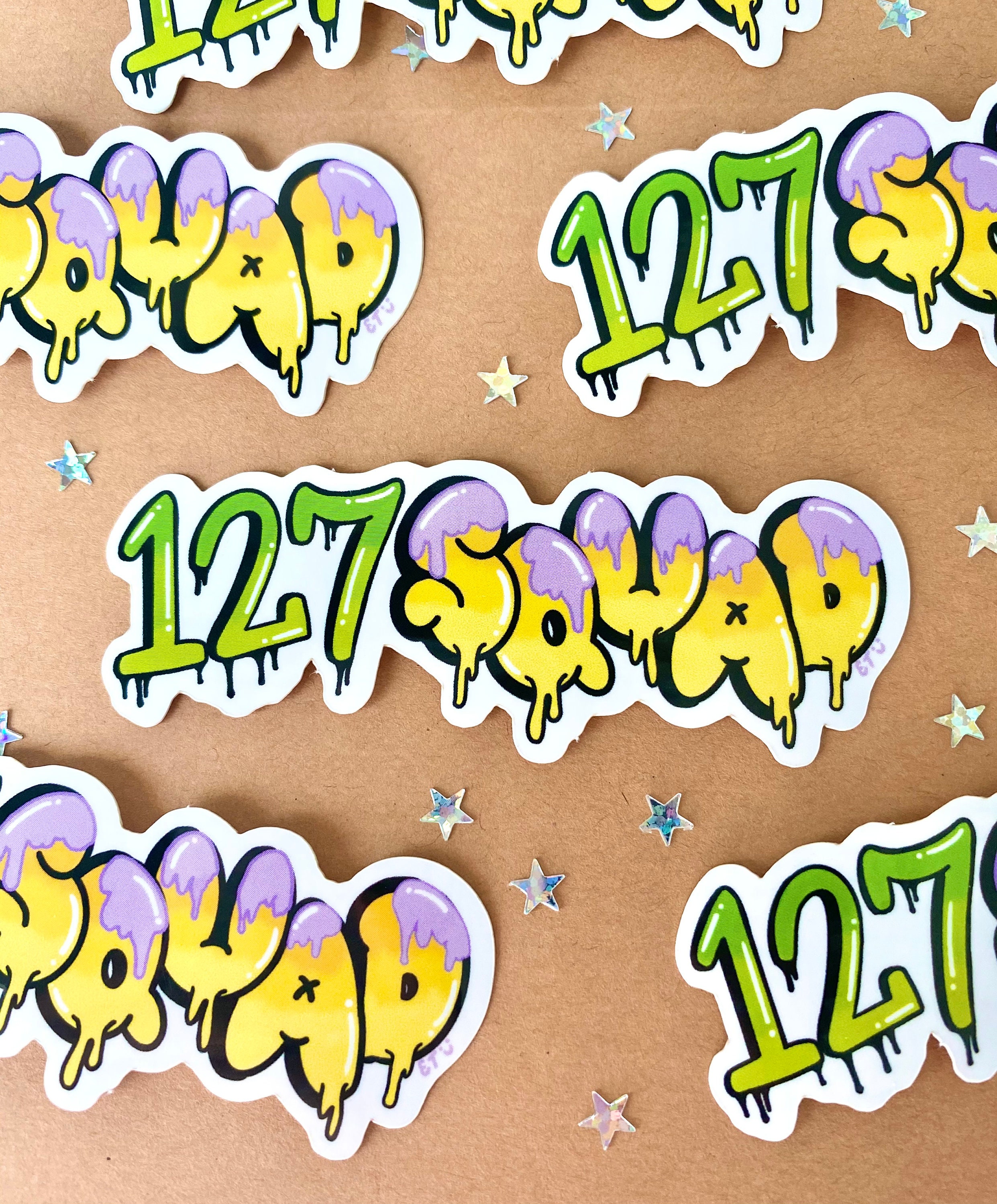 NCT 127 Squad - Vinyl Sticker - Etsy