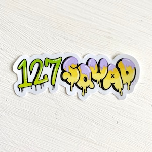 NCT 127 Squad - Vinyl Sticker - Etsy